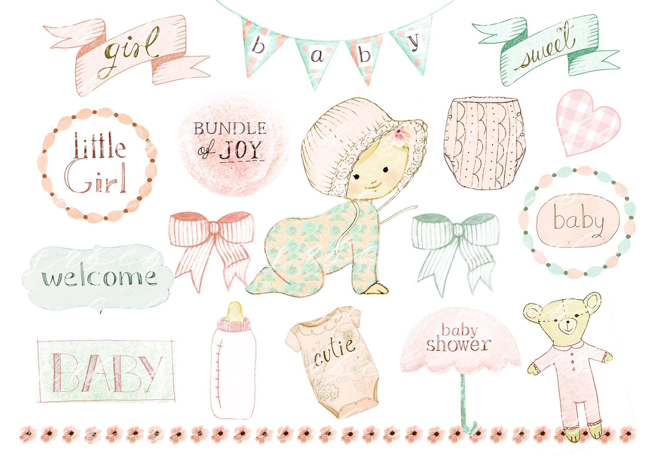 Announcement Baby Clipart