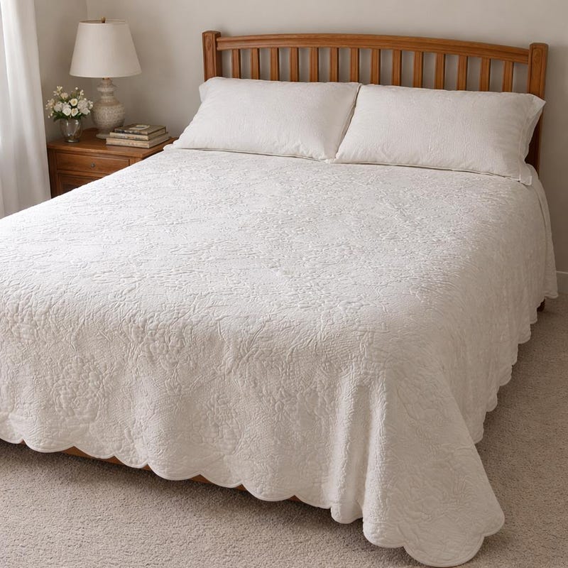 King Textured Bedspread - Etsy