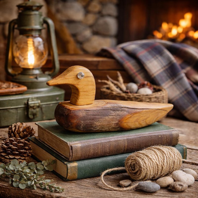 Wood Lake Bird Sculpture - Etsy