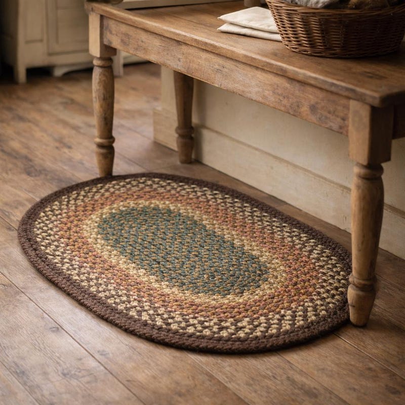 Primitive Round Rugs - Etsy