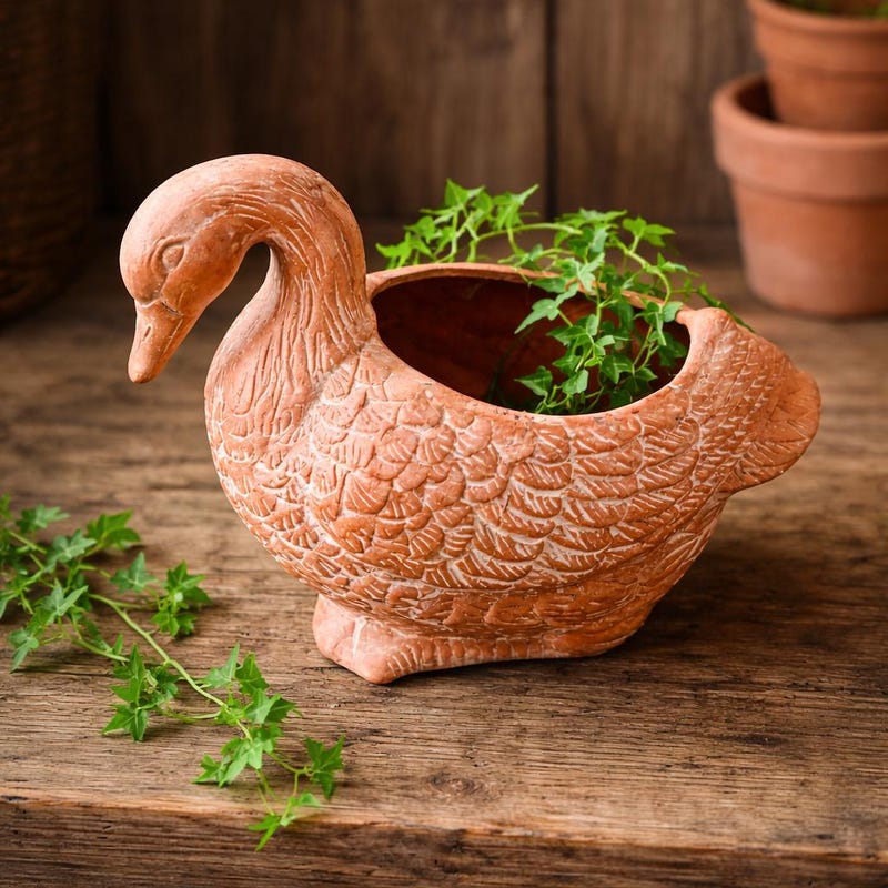 Swan Planter - Etsy