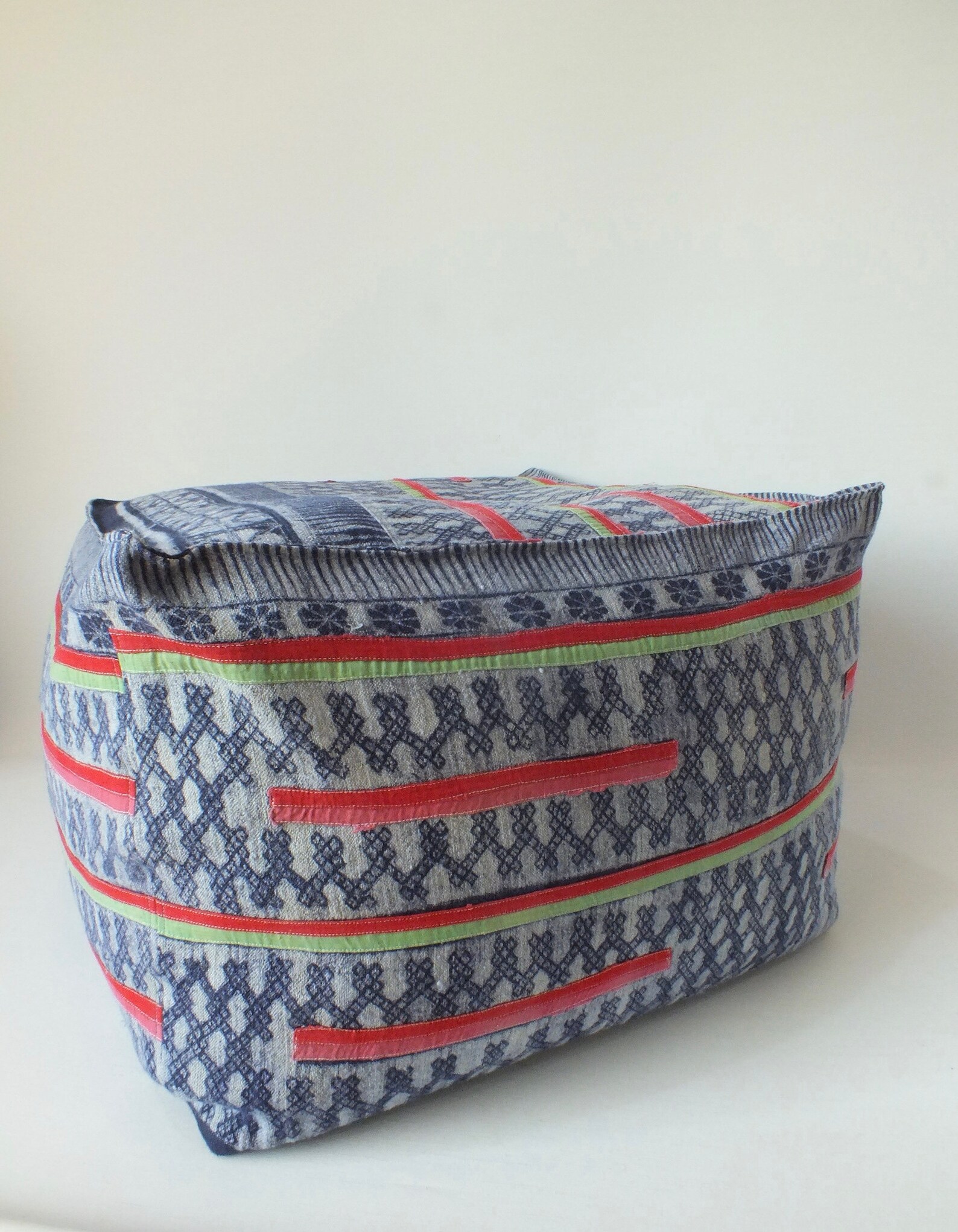 Ottoman Batik Hmong Round Cushions Ottoman Pouf Stool Chair - Etsy