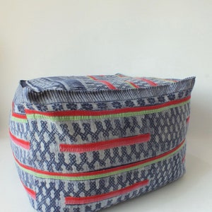 Ottoman Batik Hmong Round Cushions Ottoman Pouf Stool Chair Throw ...