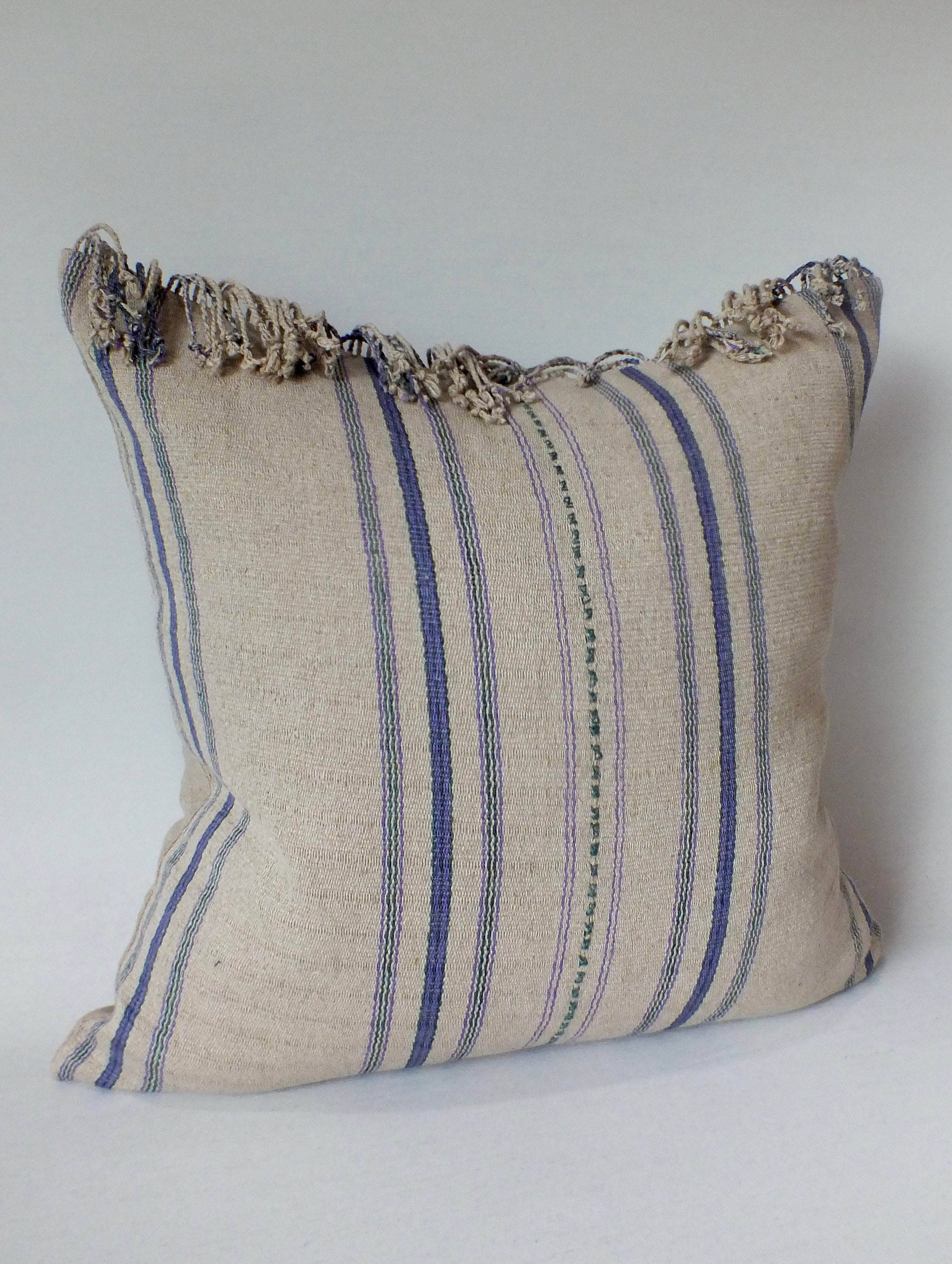Cream Striped Textured Puffy Boucle Pillow Cover Unique Cozy - Etsy UK