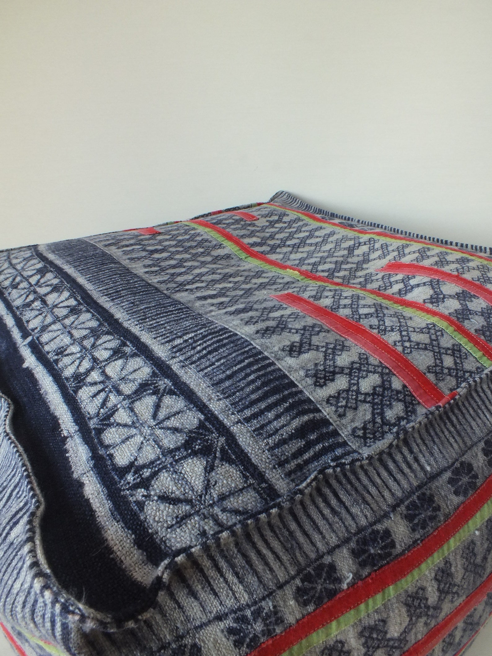 Ottoman Batik Hmong Round Cushions Ottoman Pouf Stool Chair | Etsy