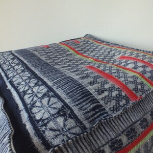 Ottoman Batik Hmong Round Cushions Ottoman Pouf Stool Chair Throw ...