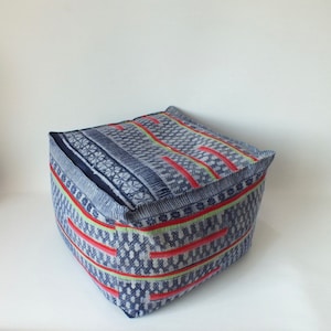 Ottoman Batik Hmong Round Cushions Ottoman Pouf Stool Chair Throw ...