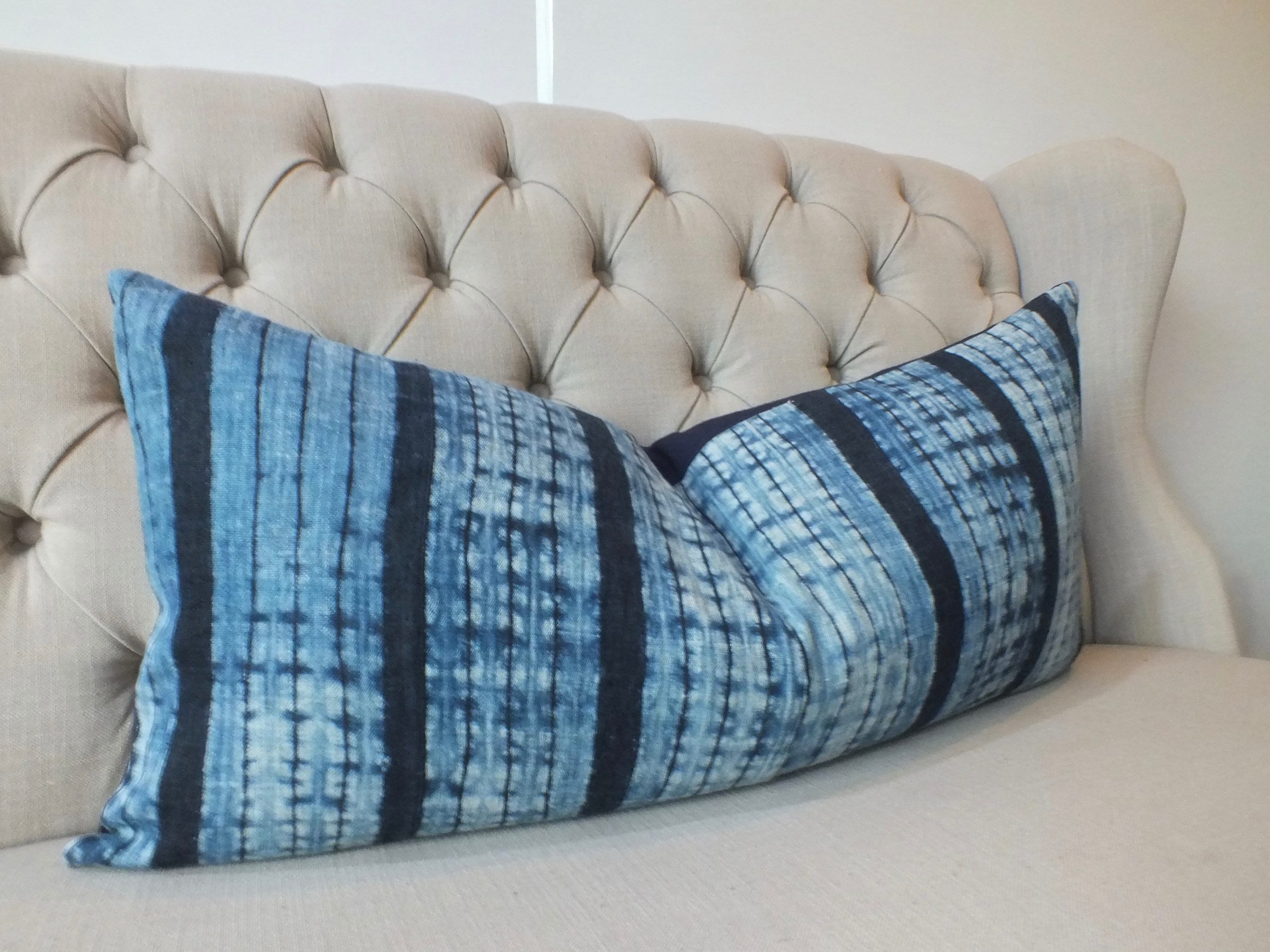 HMONG PILLOW LUMBAR 16' x 32' Hmong Hemp Fabric | Etsy