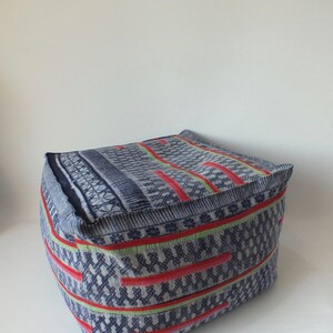 Ottoman Batik Hmong Round Cushions Ottoman Pouf Stool Chair Throw ...