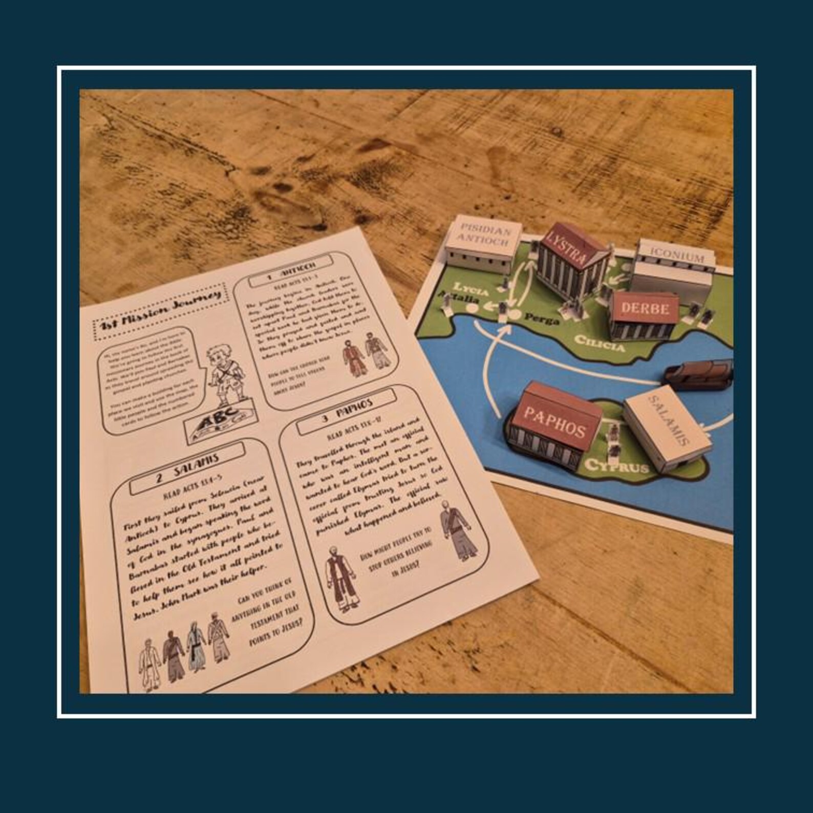 Paul's First Missionary Journey Craft for Kids / Acts Sunday School ...