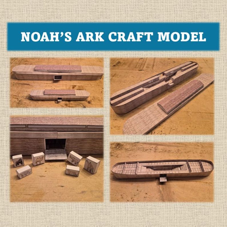 Kit de manualidades del Arca de Noé para niños - Etsy México