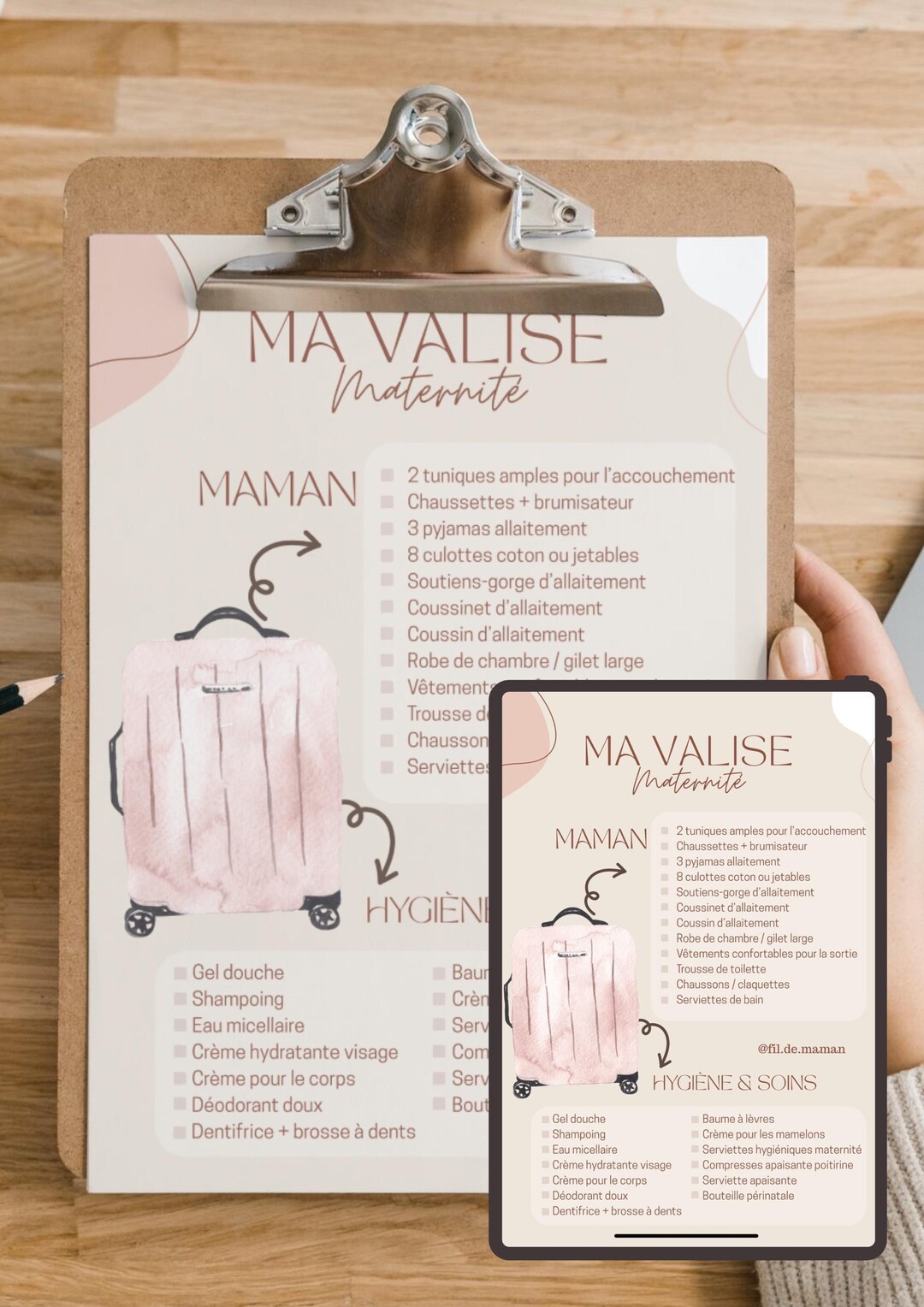Maternity Checklist – 3 Printable Pdfs - Etsy