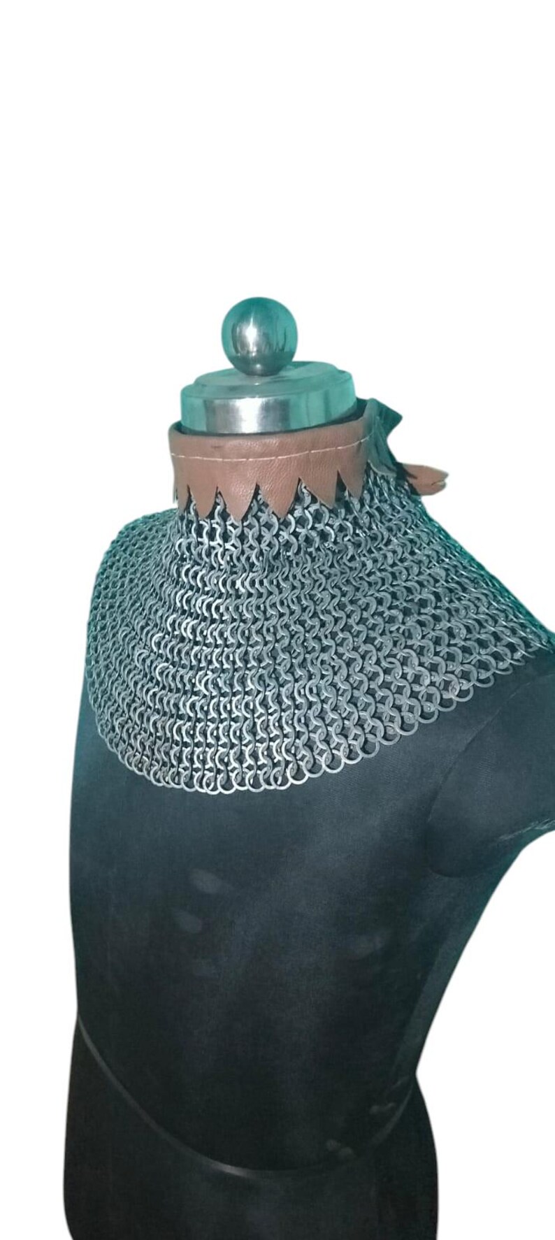 Handmade Aluminum Chainmail Shoulder Armor: Medieval LARP Cosplay ...