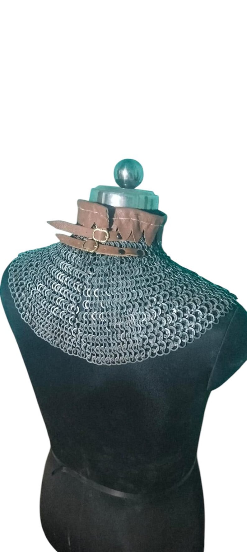 Handmade Aluminum Chainmail Shoulder Armor: Medieval LARP Cosplay ...