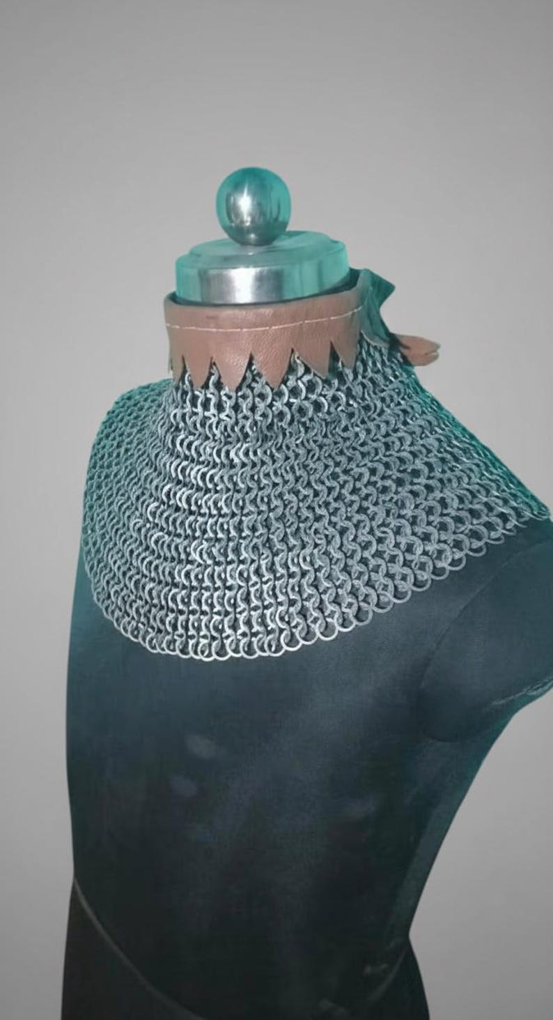 Handmade Aluminum Chainmail Shoulder Armor: Medieval LARP Cosplay ...