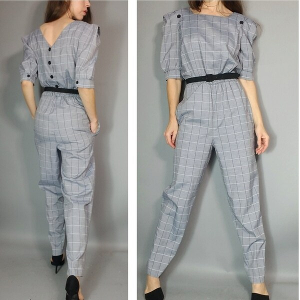 80s Jumpsuit - Etsy