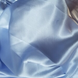 Ice Queen Vintage 80s Silky Feminine Blouse Pale Ice Blue S - Etsy