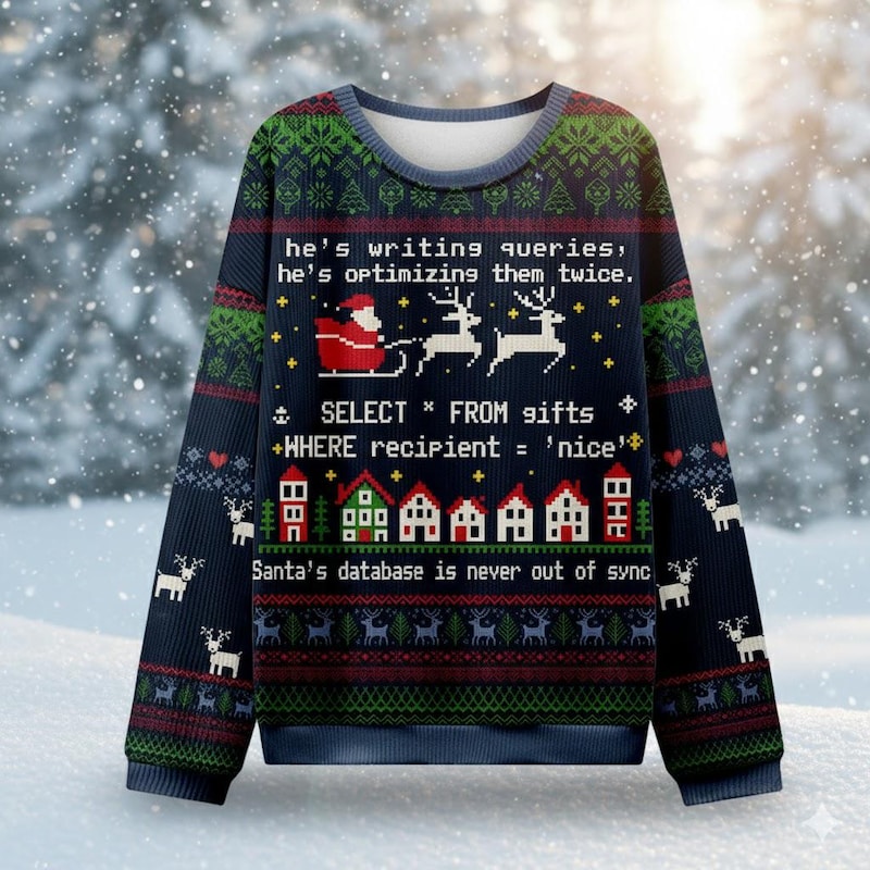 Sql Santa Jumper - Etsy UK