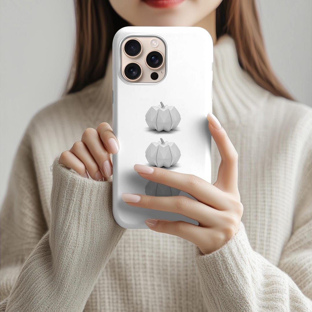Magsafe Origami Pumpkin iPhone Case: Halloween Magnetic Protective ...