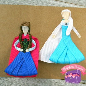 Princess Inspired Ribbon Sculptures Set of 16 Clips - Etsy