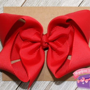 4" Boutique Bow - 4 Inch Basic Bow - You Choose Color - You Choose Clip ...