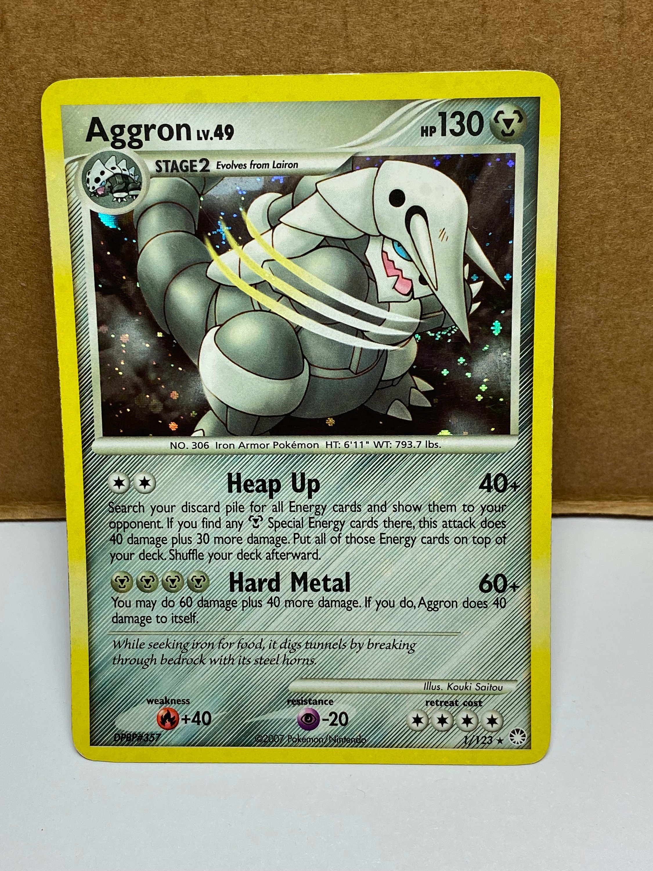 Pokemon Lairon Card