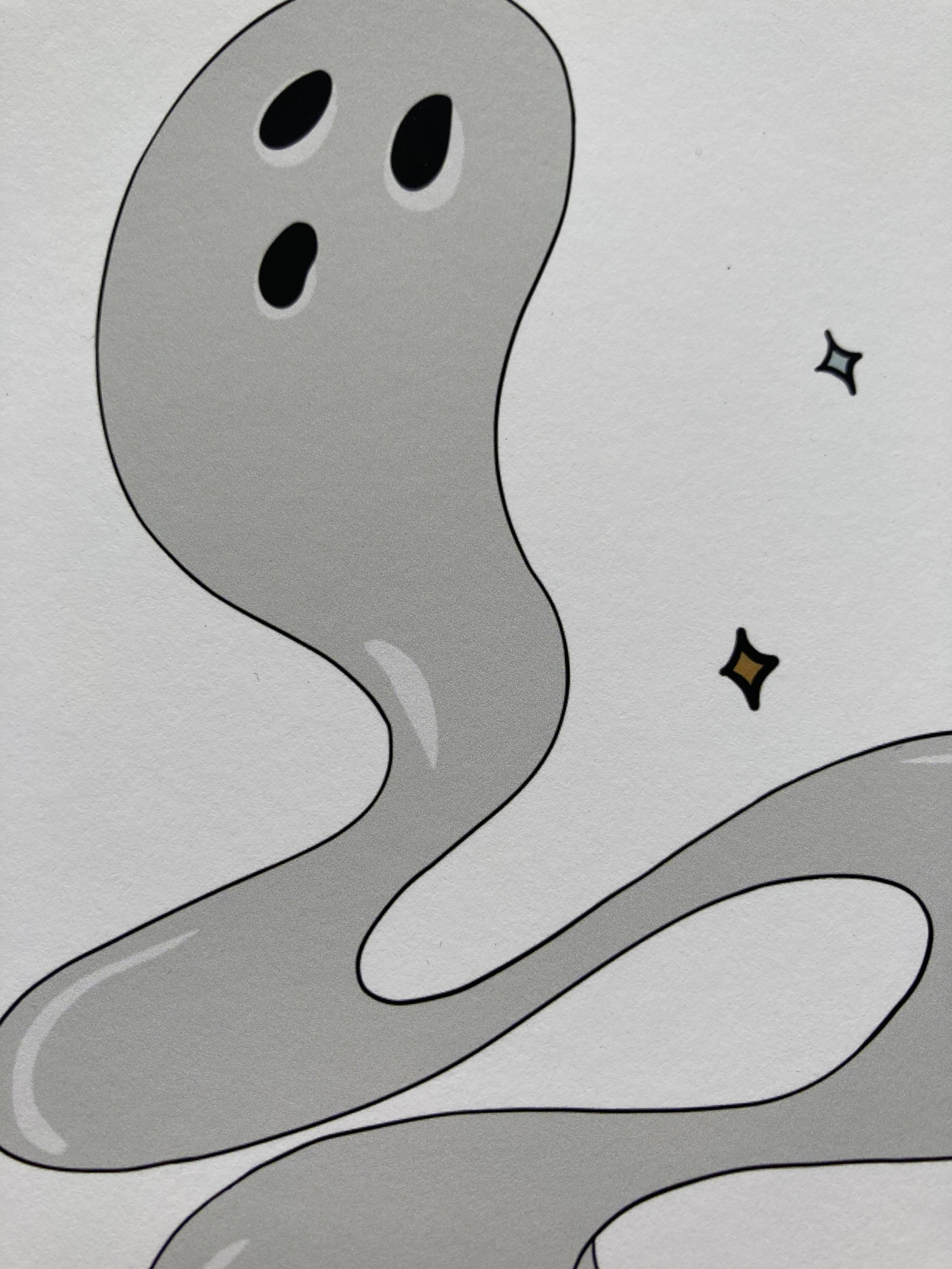 Ghost tea illustration halloween ghost spooky tea spooky - Etsy Nederland