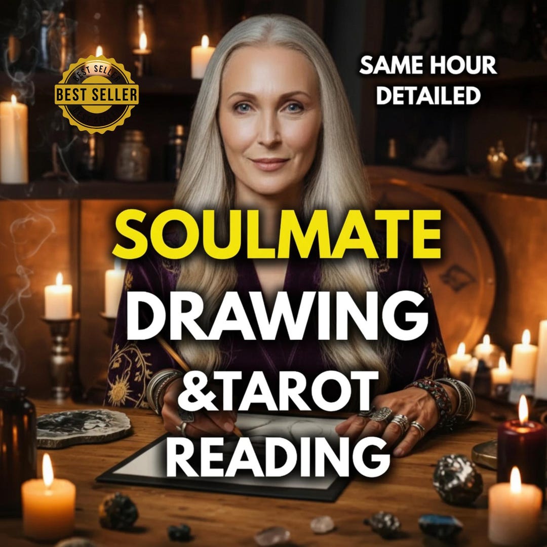 Psychic Soulmate Drawing & Tarot Reading: Future Husband Portrait (same ...