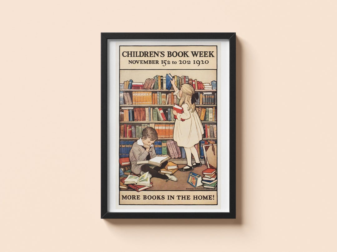 Vintage Children's Book Poster - Jessie Willcox Smith - Boston Public ...