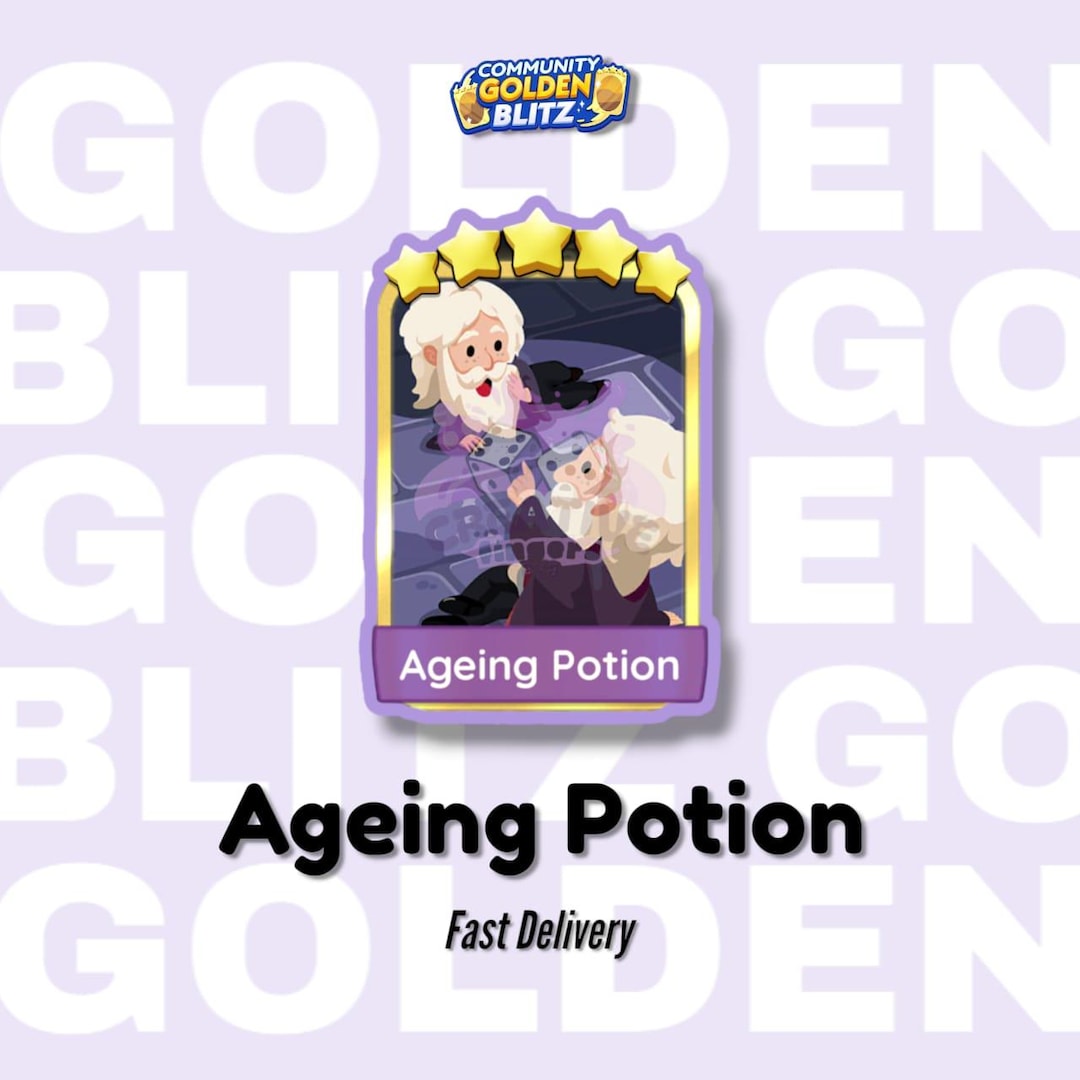 Golden Blitz Mono_poly_go | AGING POTION - Etsy