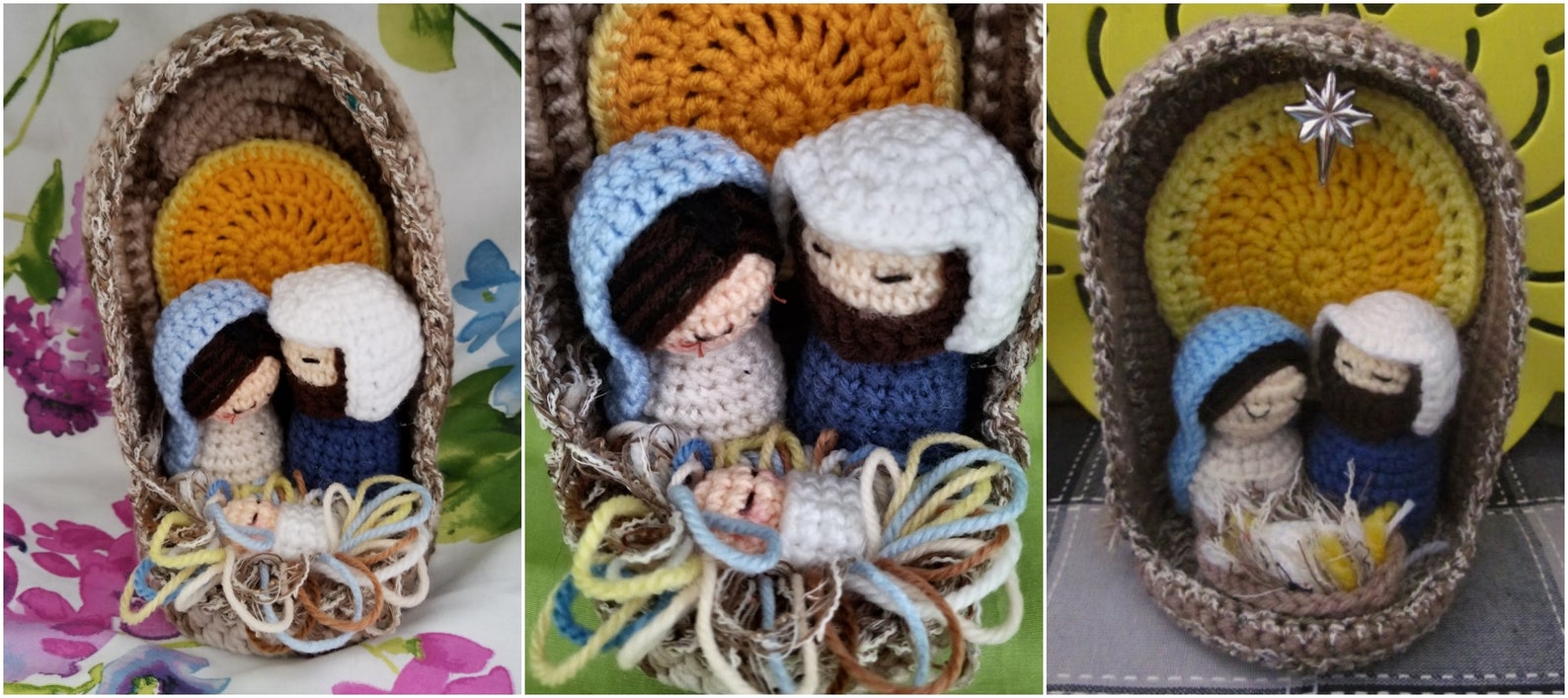 Christmas Nativity Pattern| Holy Family Crochet Pattern| Crochet Xmas ...