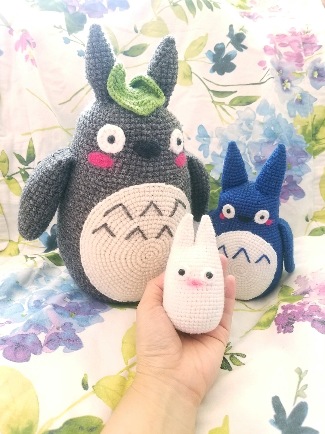 My Neighbour Totoro Amigurumi Set |totoro Plush | Totoro Crochet ...