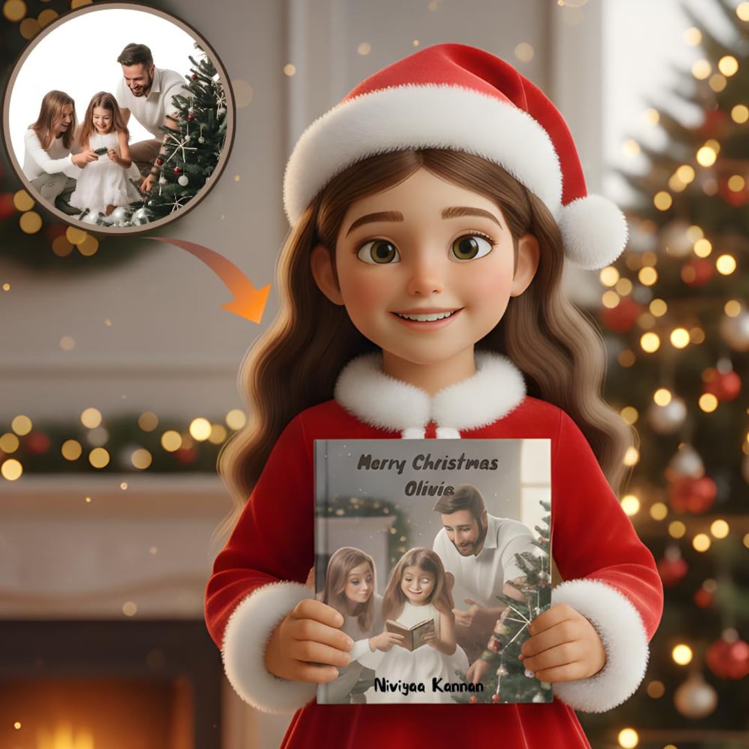 Personalized Christmas Photo Book | Holiday Family Keepsake - Etsy UK