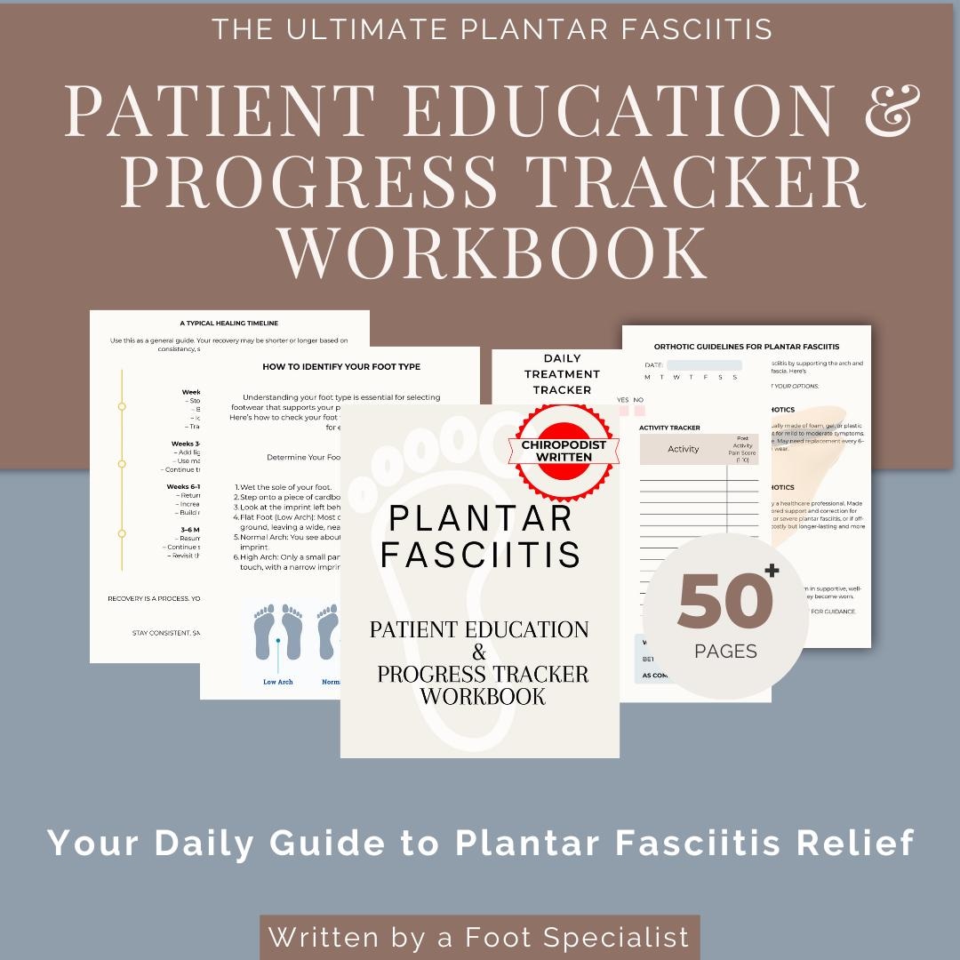 Plantar Fasciitis Tracker & Mini Guide: Heel Pain Relief (printable ...