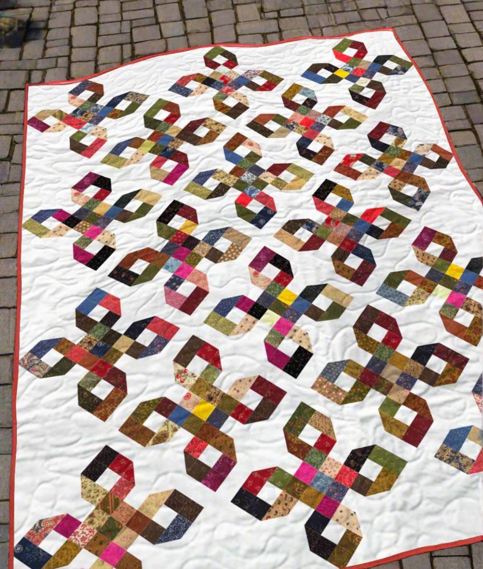 Eternal Knots Quilt Pattern | Celtic Patchwork Bed Quilt (PDF Download ...