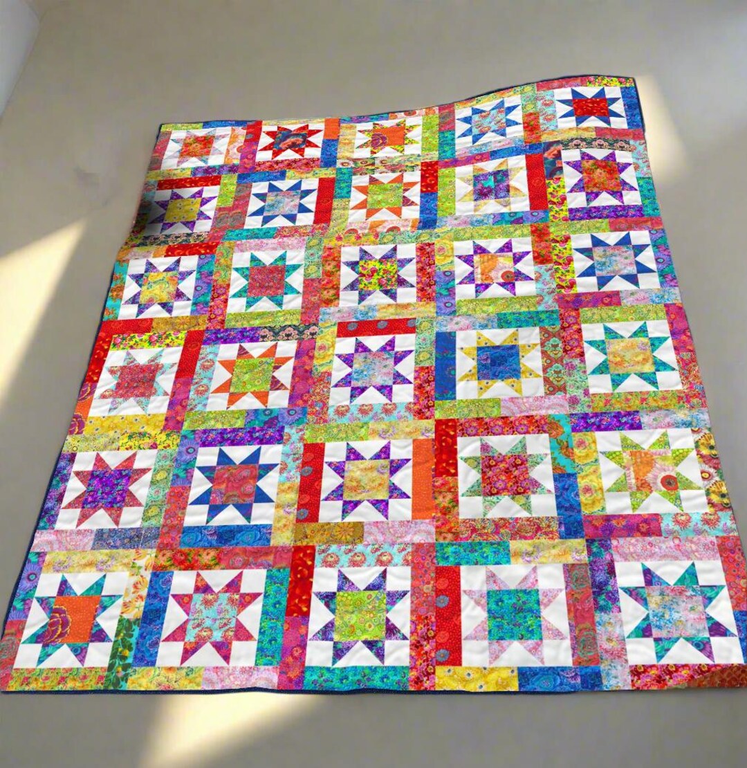 Stellar Kaleidoscope Quilt Pattern - Etsy
