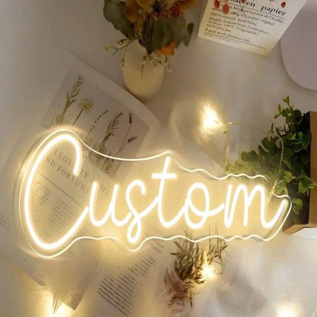 Custom Neon Sign – Personalized LED Neon Name Sign, Neon Light for ...