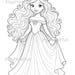 Princess Coloring Page for Girls | Cute Printable Princess PDF for Kids ...
