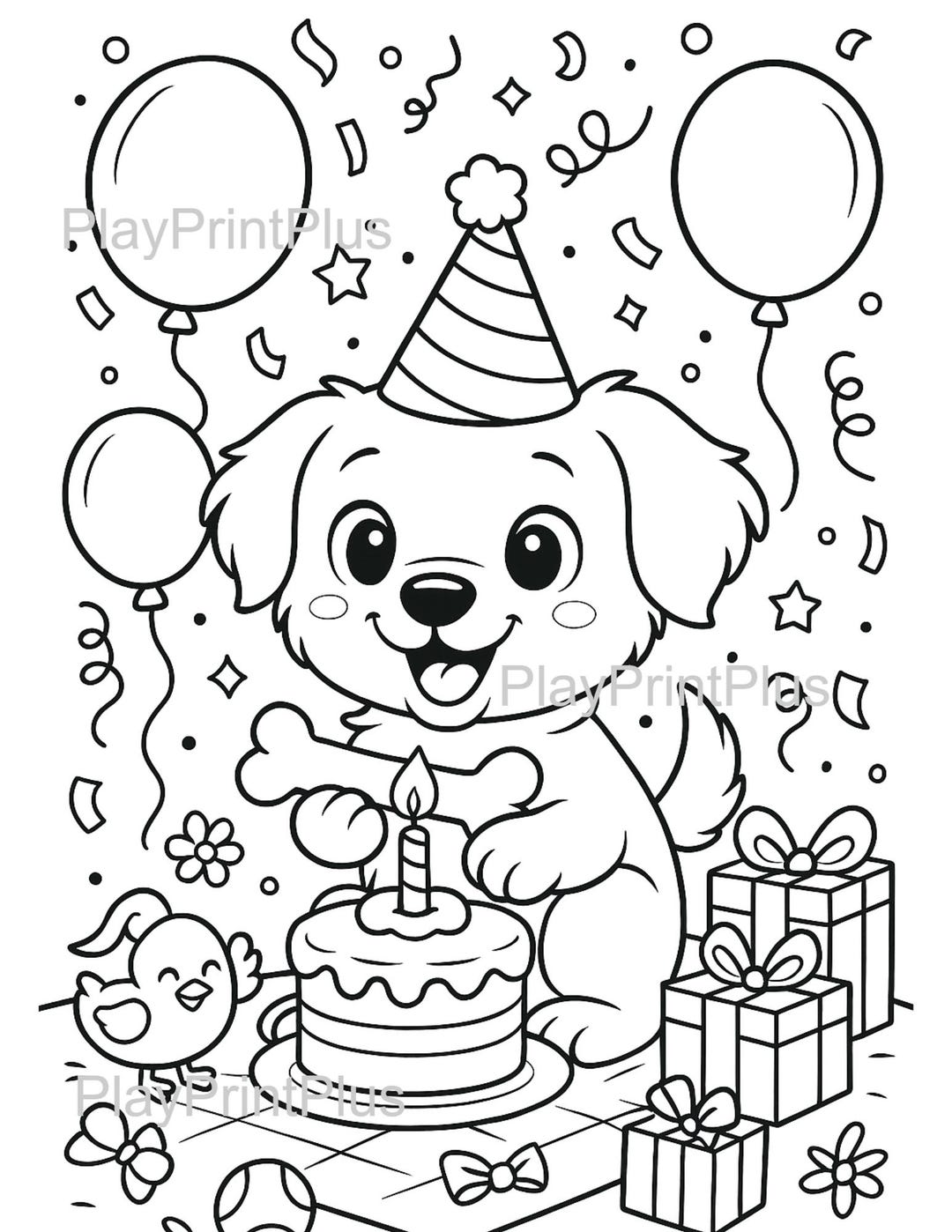 Printable Puppy Coloring Pages for Kids | Dog Activity Sheets for ...
