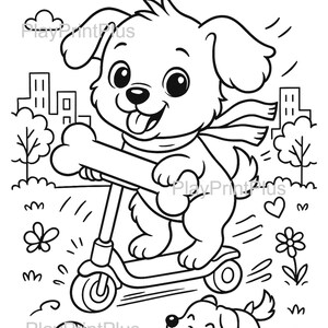Printable Puppy Coloring Pages for Kids | Dog Activity Sheets for ...