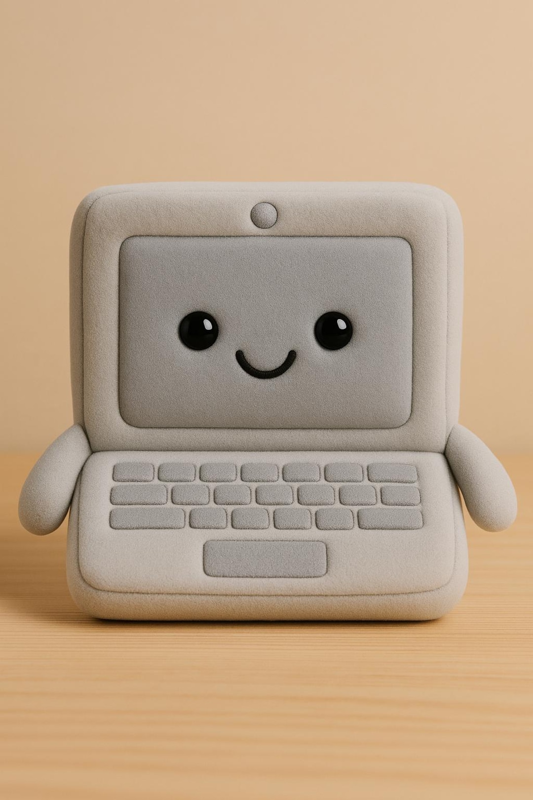 Kawaii Laptop Plush – Lappyboo Plush Laptop, Cute Computer Plushie ...