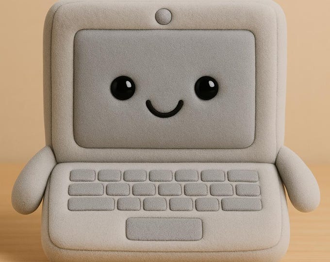 Kawaii Laptop Plush – Lappyboo Plush Laptop, Cute Computer Plushie ...