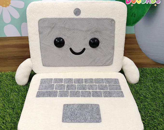 Kawaii Laptop Plush – Lappyboo, Cute Tech Lover Gift - Etsy
