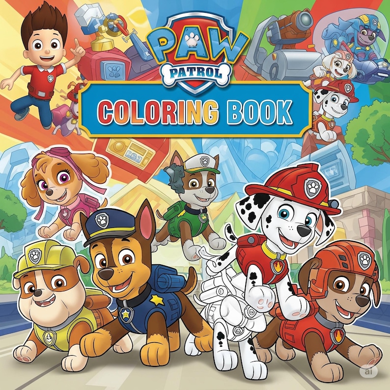 20 Awesome "paw Patrol" Coloring Pages - for Any Age - Etsy