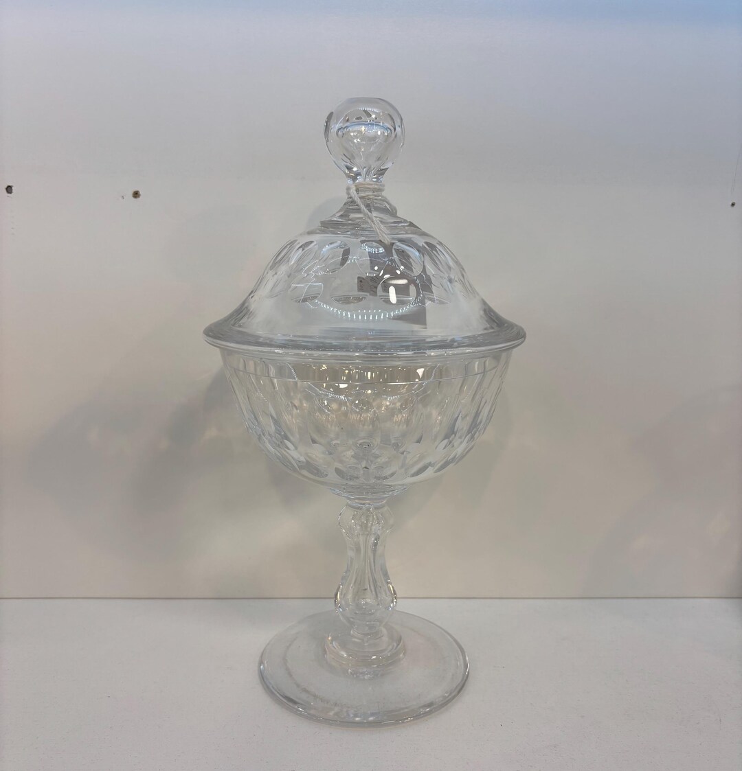 Vintage Lead Crystal Candy Dish - Etsy