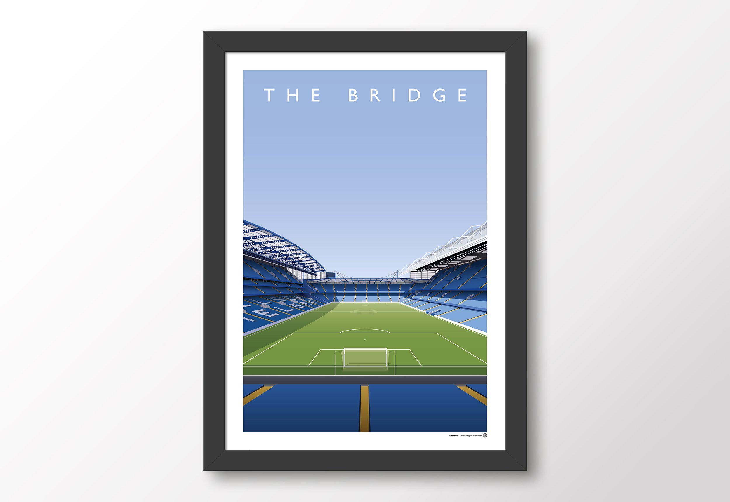 Chelsea Stamford Bridge Matthew Harding Stand Print - Etsy