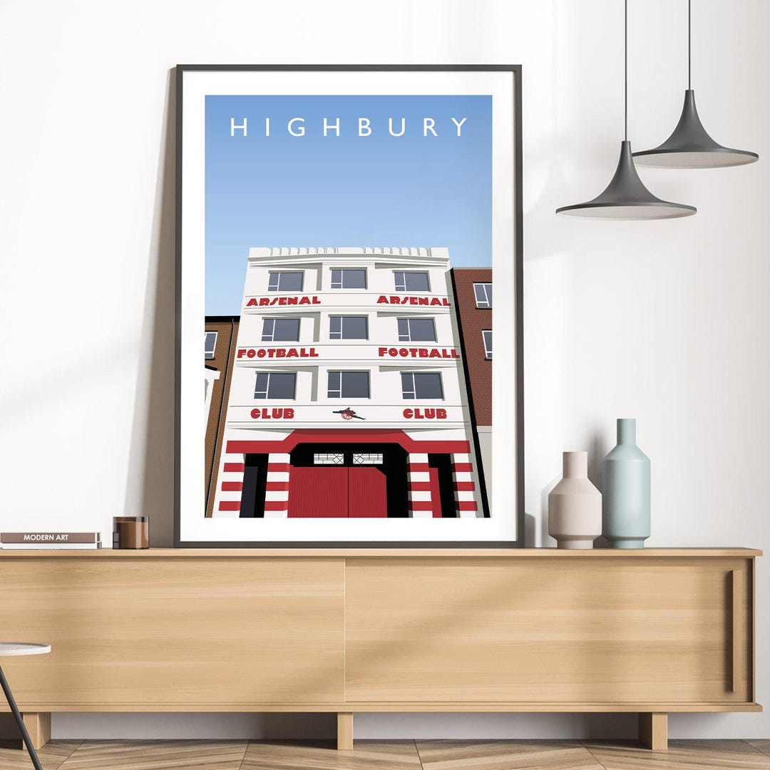 Arsenal Highbury West Stand Entrance Print - Etsy UK