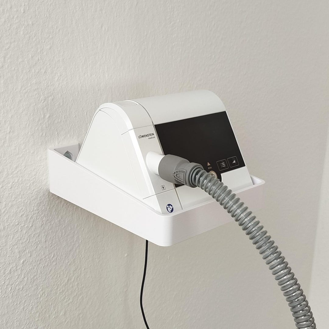 Wall Mount for Löwenstein Prisma SMART & SOFT (plus/max) | CPAP Holder ...