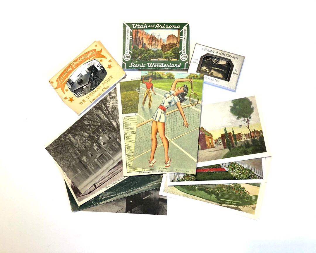 Postcards Colored Miniatures Genuine Photographs Vintage Utah Arizona ...