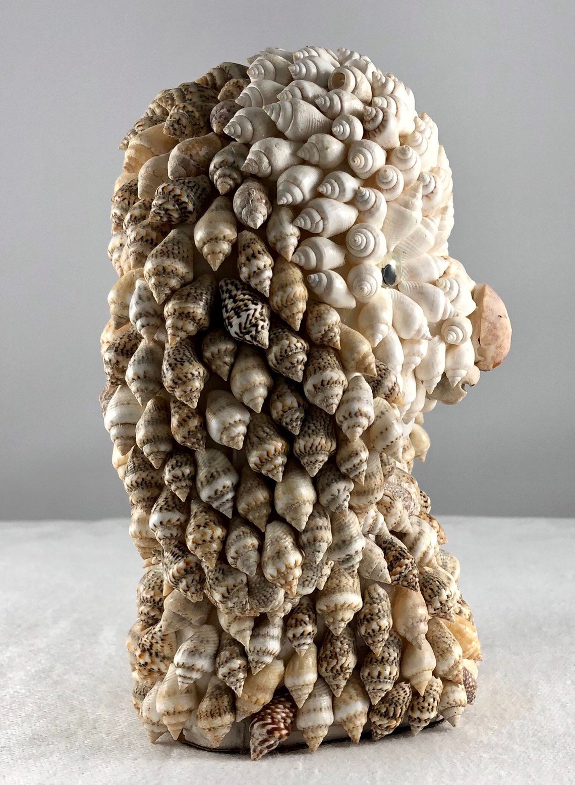 Vintage Seashell Puppy Dog Figurine Sculpture Shellcraft Folk | Etsy